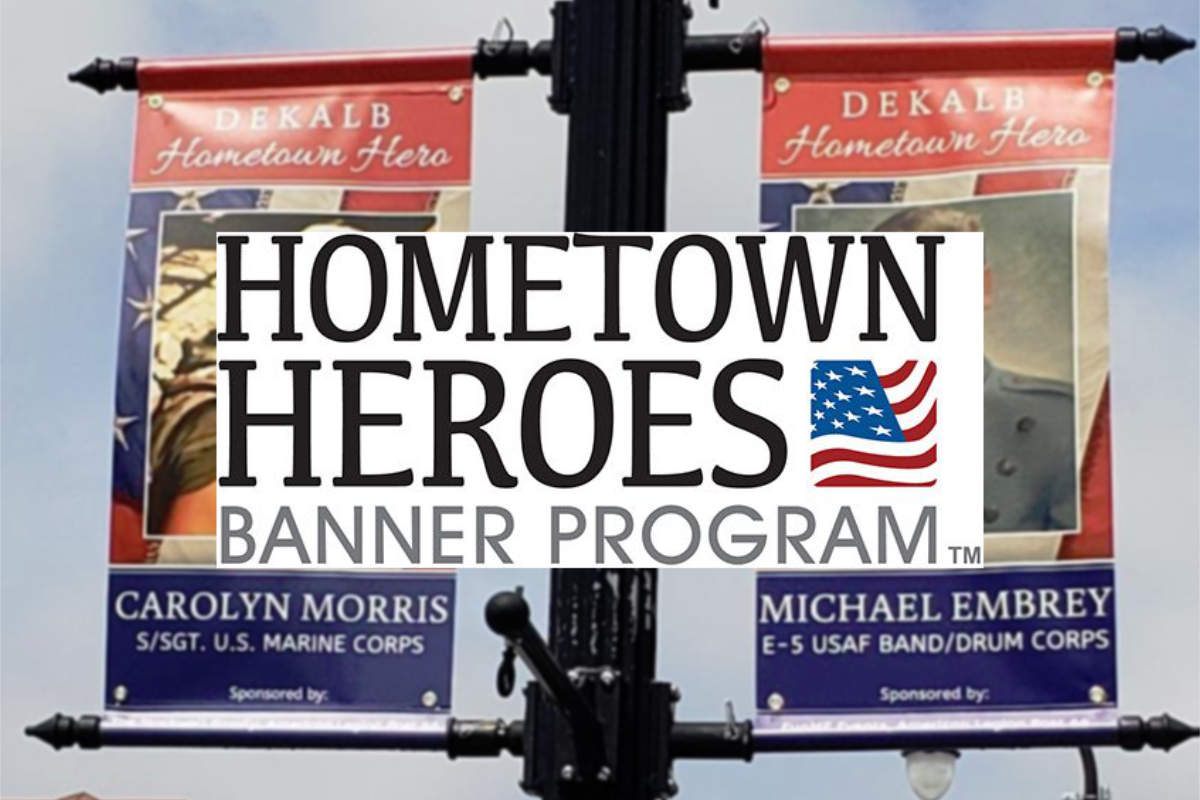 DeKalb Hometown Hero Banners Are On Display